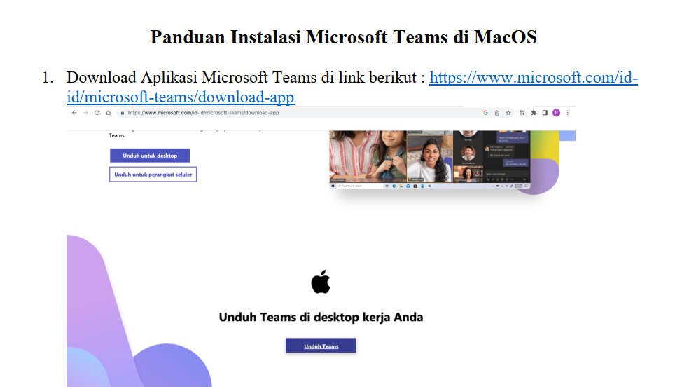 Panduan Instalasi Microsoft Teams (MacOS) - IT Service Desk