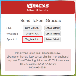 Panduan Login iGracias menggunakan Token App Auth - IT Service Desk