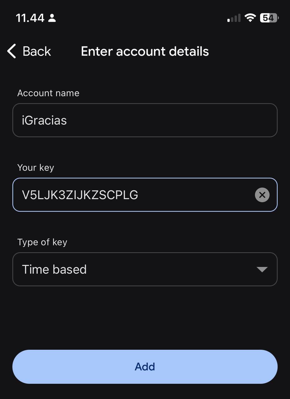 Panduan Aktivasi 2FA Google Authenticator iGracias menggunakan Secret ...