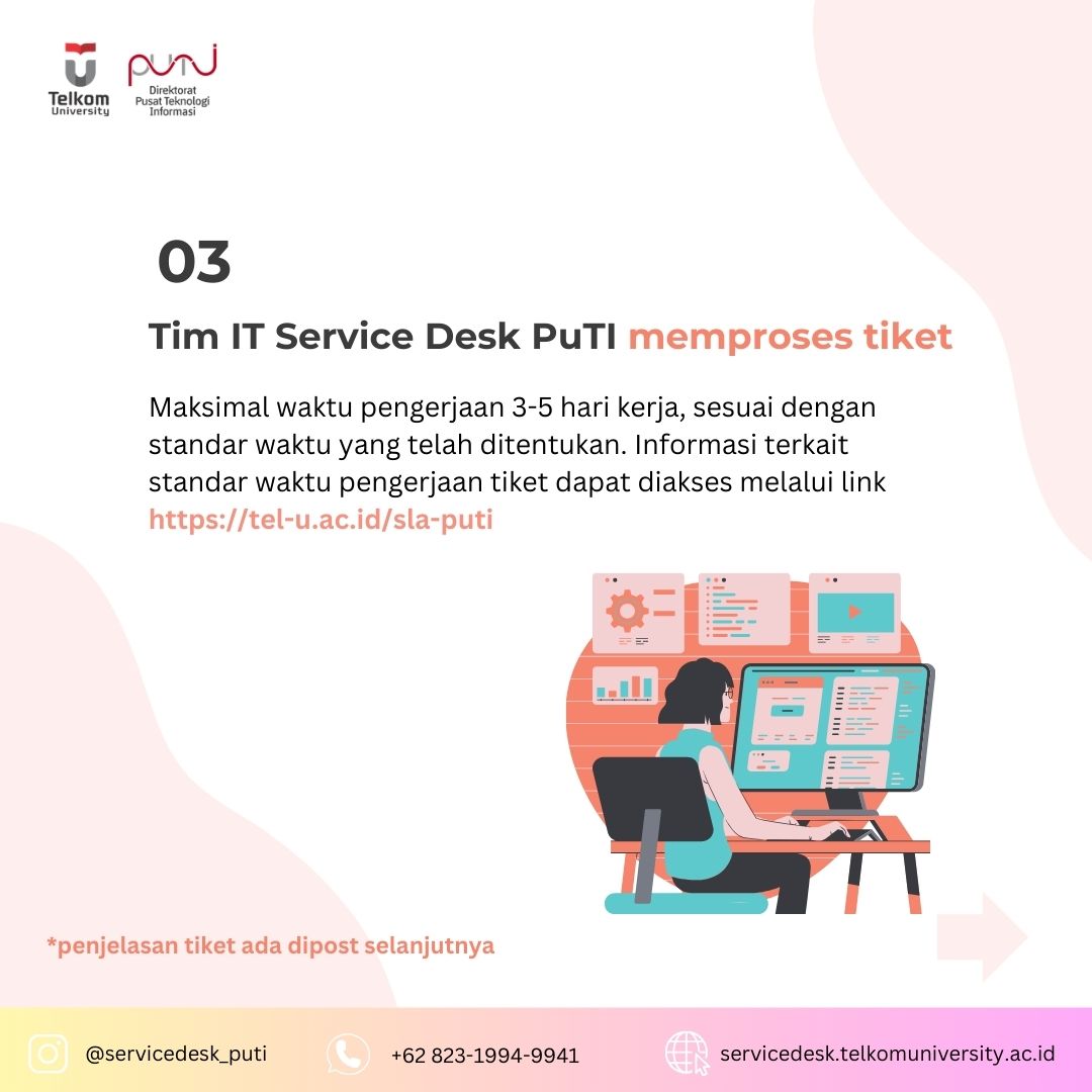 Alur Proses Ticketing IT Service Desk PuTI - IT Service Desk