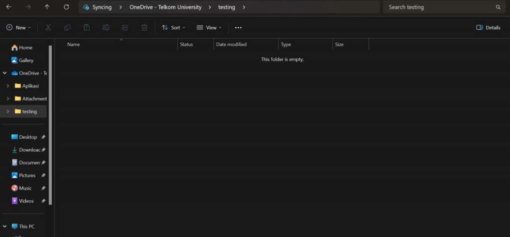 Bagaimana Cara Menghapus folder dan isinya di App One Drive PC/Deskstop - IT Service Desk