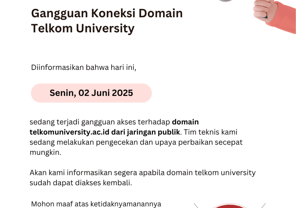 Information Technology Service Desk Telkom University